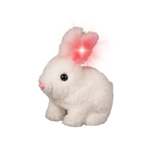 Robot Bunny Bunby Interactive Realistic Bunny Toy - Jumping, Ear ...