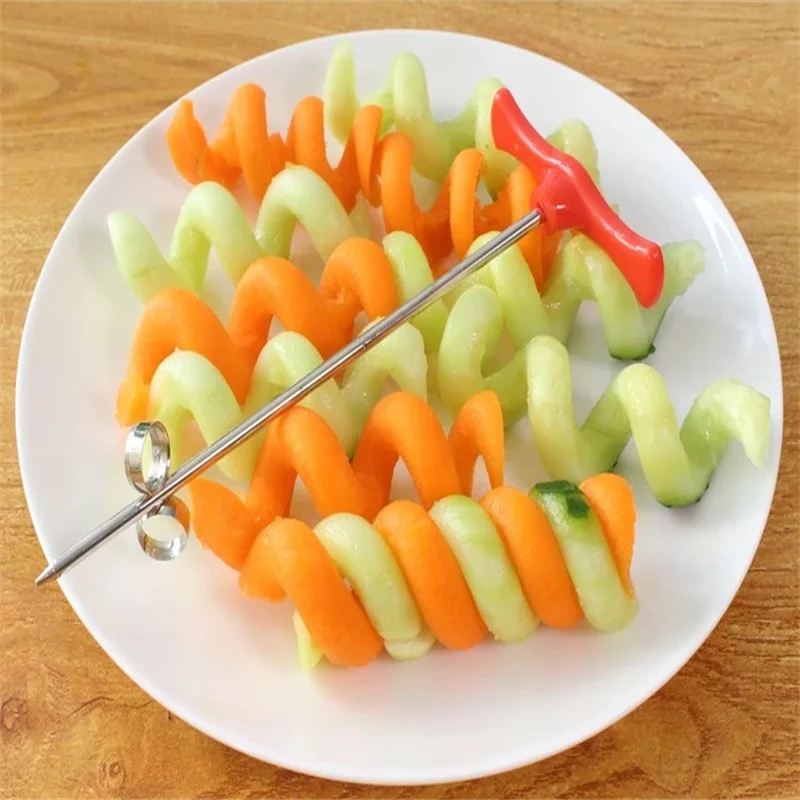 Stainless steel magic screwdriver shaped cucumber knife plate ...