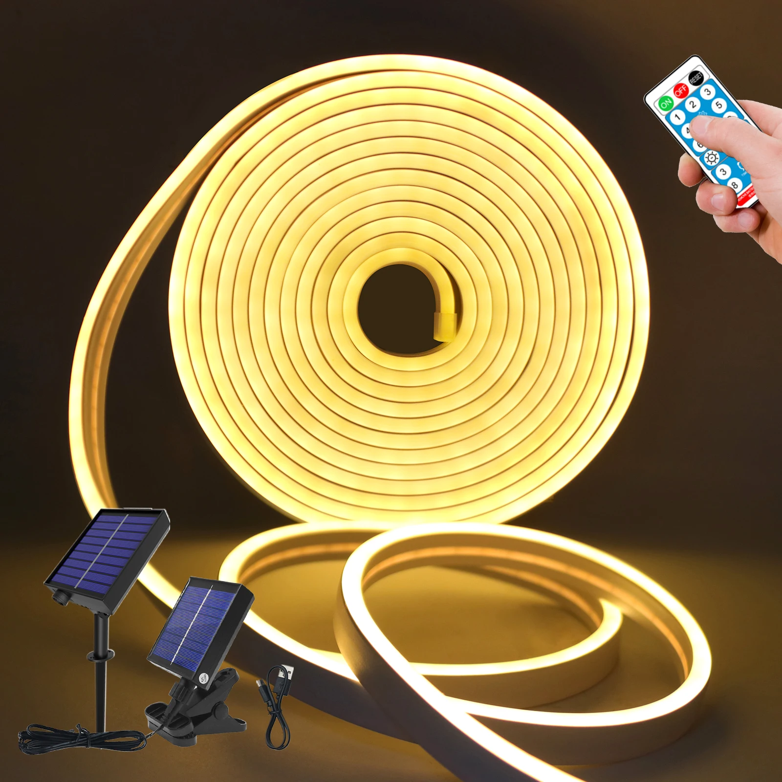 LED-Solar-Neon-Light-DC5V-6x12mm-Waterproof-LED-Strip-SMD2835-120Leds-m ...