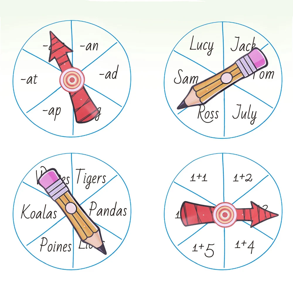 28cm-Big-Size-Pointer-Spinners-Magnetic-Sticker-Whiteboard-Blackboard ...