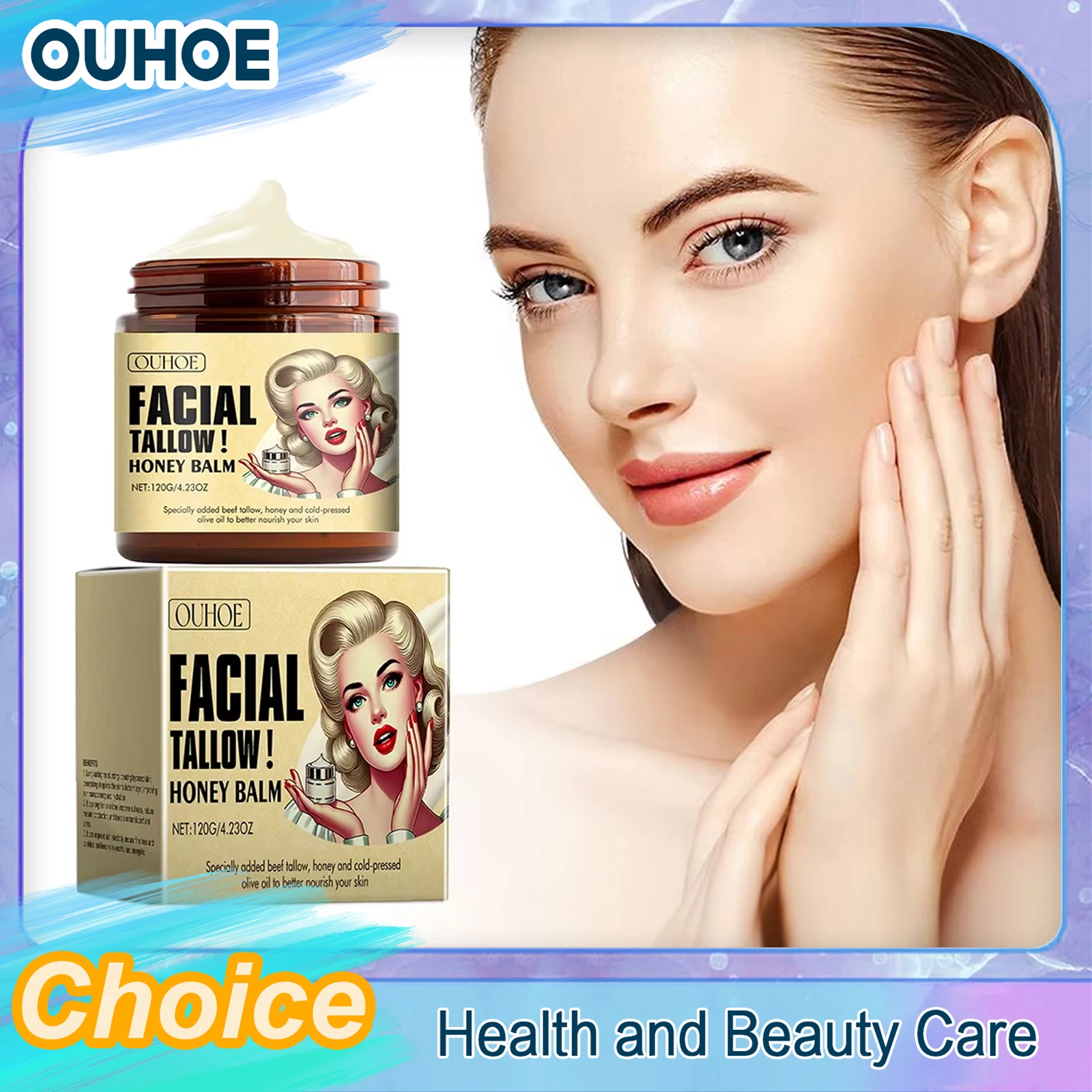 Tallow-Honey-Balm-Fine-Lines-Removal-Lifting-Firming-Tighten-Smooth-Improve-Puffiness-Hydrating ...