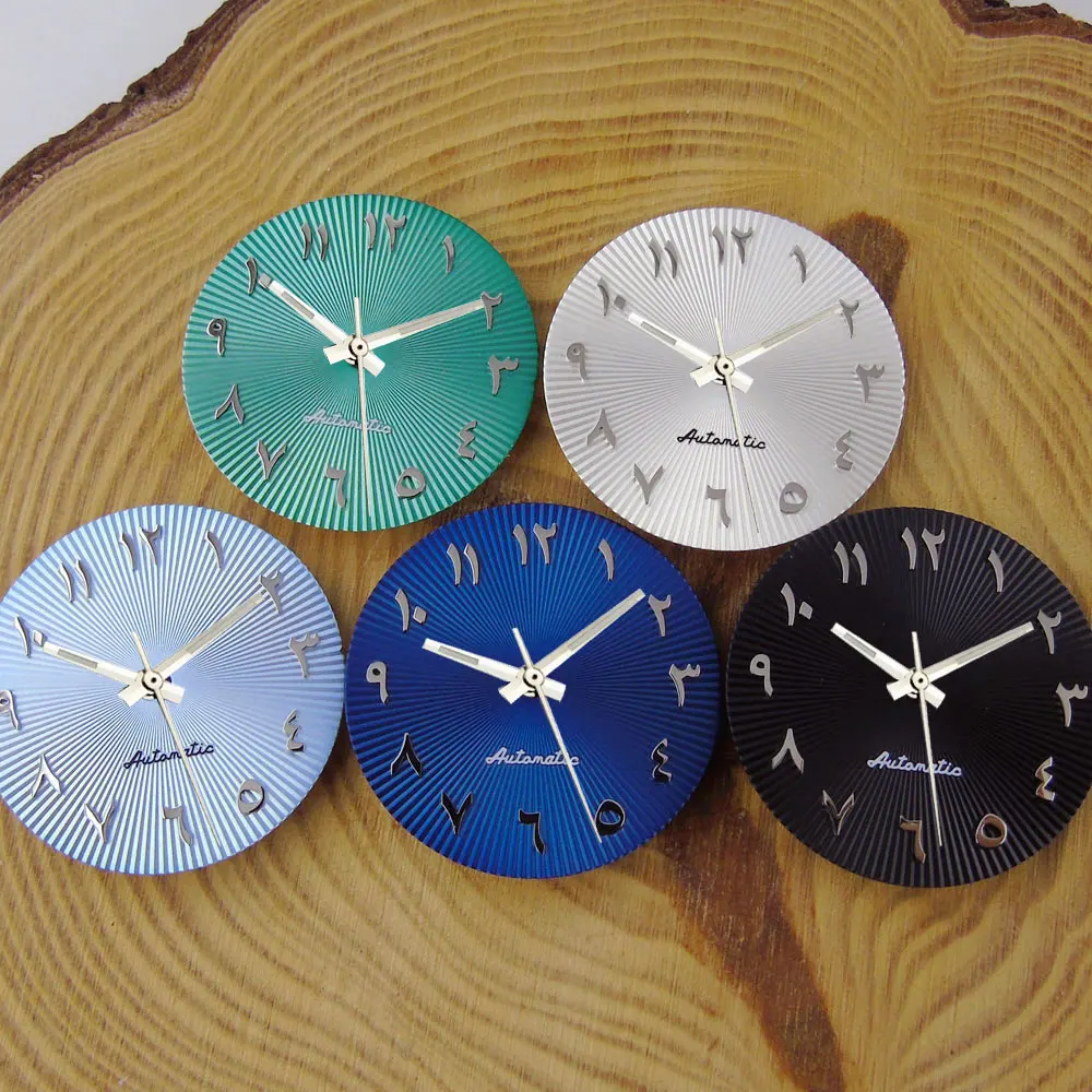 29mm-Middle-East-Numbers-Ice-Blue-Watch-Dial-for-Fluted-Bezel-Day-Date ...