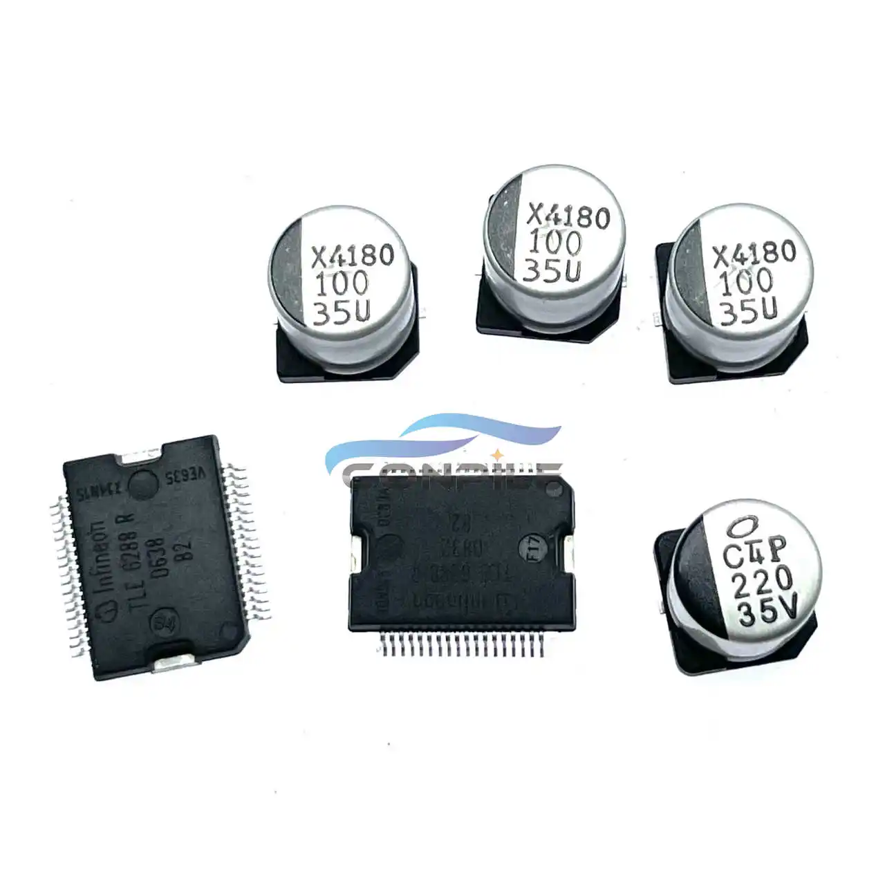 TLE6288R 100UF35V 220UF P0748 for Hyundai Engine Gearbox ECU Board ...