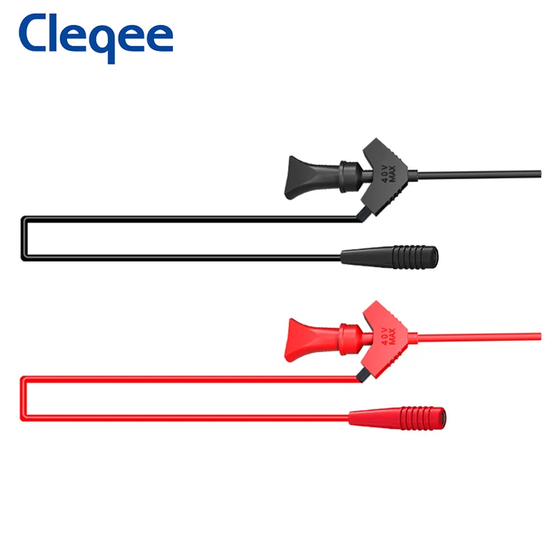 Cleqee P1511b 2pcs Smd Ic Test Hook Clip Test Probe Internal Spring ...