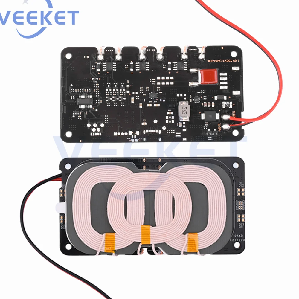18W-Car-3-coil-High-power-Wireless-Charger-Module-Type-C-DC12V-24V-QI ...