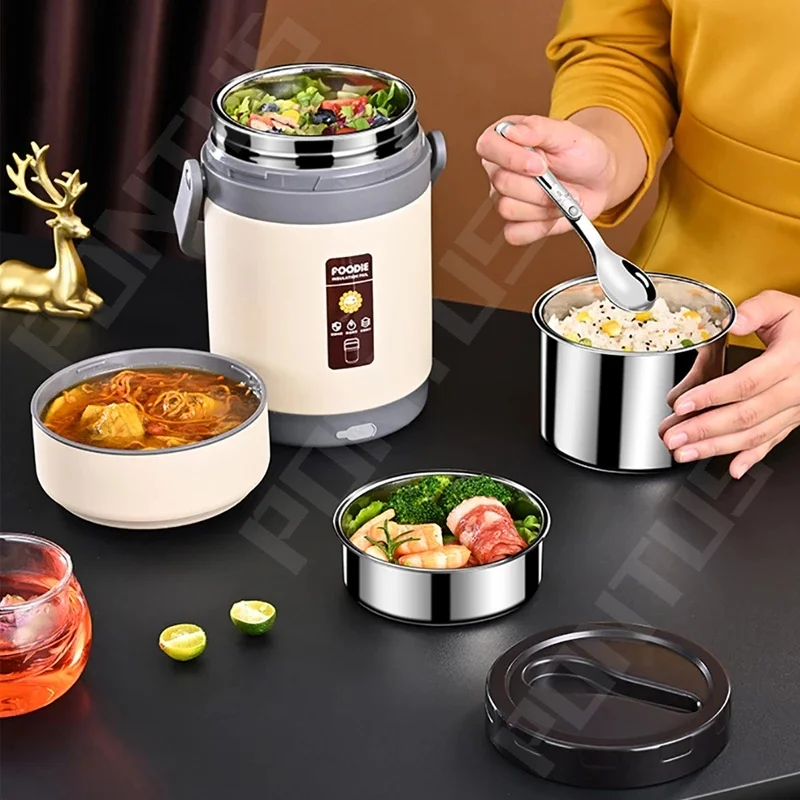 Container Heated Food Lunch Container Heating Food Lunch 1 6 2l
