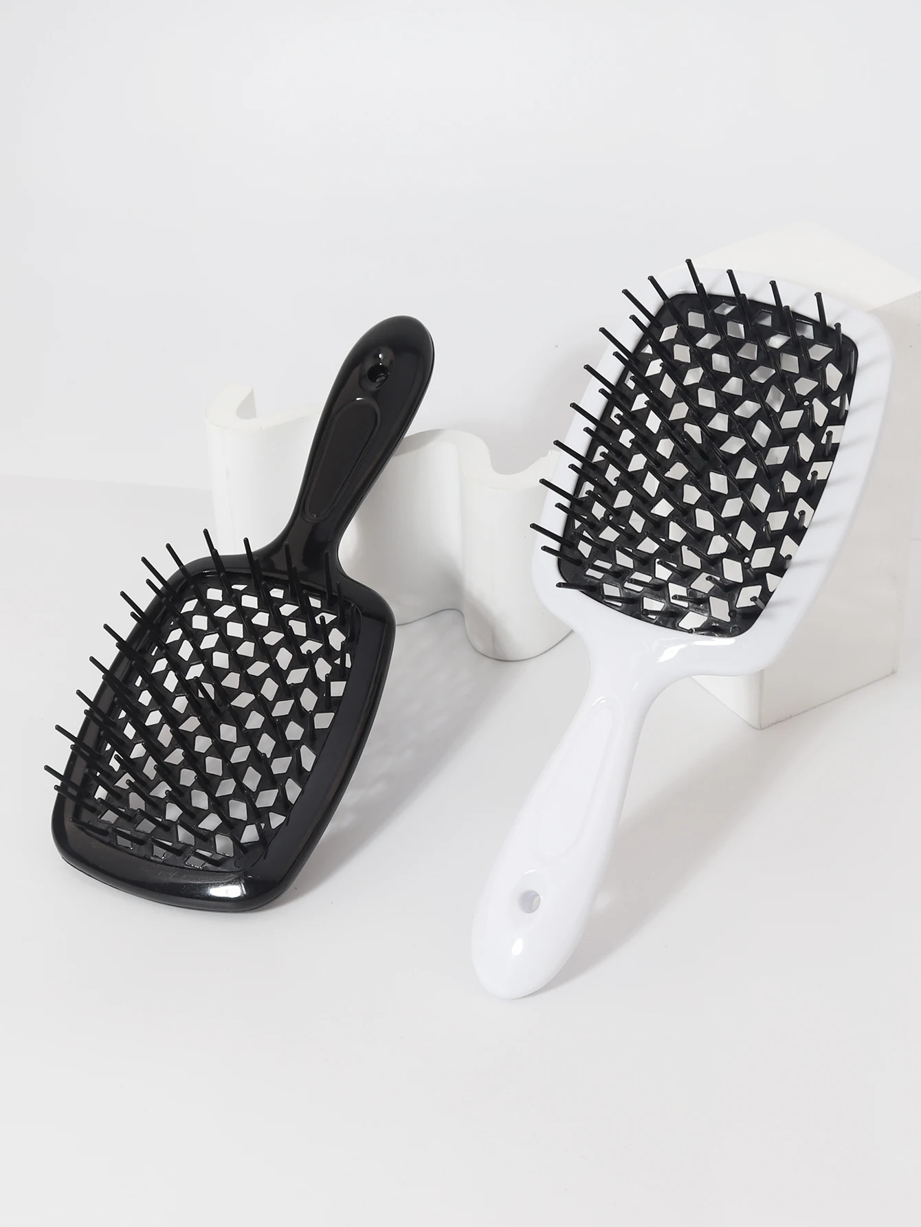 2-combs-scalp-massage-comb-fluffy-shape-comb-mesh-comb-women-s-hollow ...