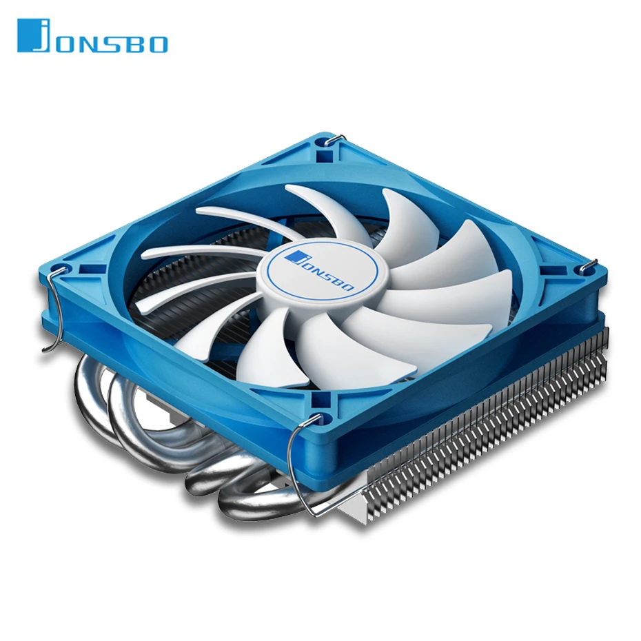JONSBO HP 400S Push down CPU Cooler 4 Heat Pipe Ultra thin ITX All in ...