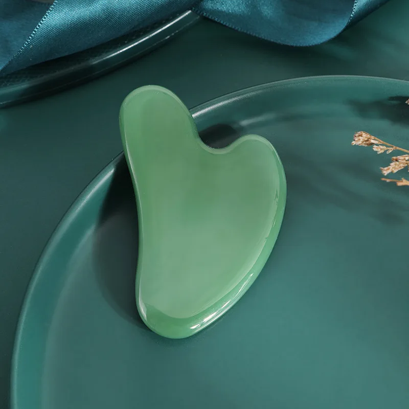 Natural-Stone-GuaSha-Jade-Facial-Beauty-Scraping-Massage-Tools-Firm ...
