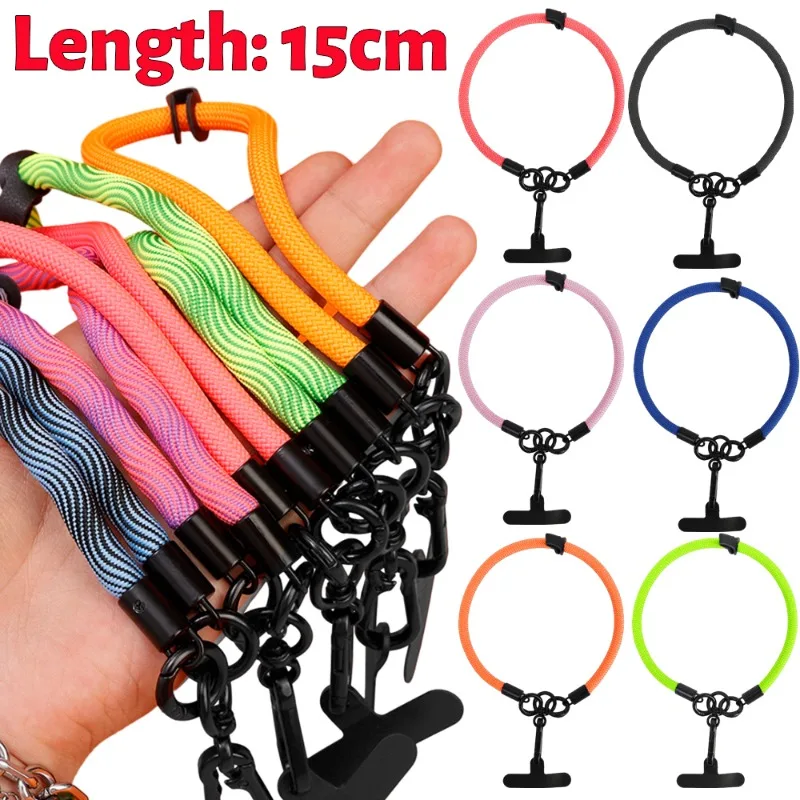 Mobile-Phone-Lanyard-Wrist-Strap-Colorful-Knitted-Cellphone-Hand-Rope ...