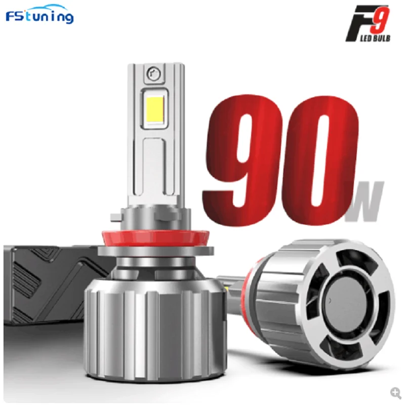 F9 180w H7 LED Bulbs 20000lm Canbus H4 H7 H11 9005 9006 9012 Car Led ...