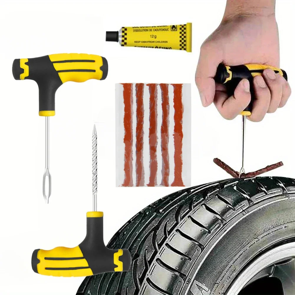 7/8Pcs Car Tire Repair Tool Tire Repair Kit Studding Tool Auto Bike ...