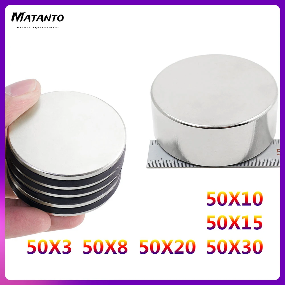 50x10-50x15mm-Bulk-Round-Rare-Earth-Magnet-Neodymium-Magnet-Dics-50x20 ...