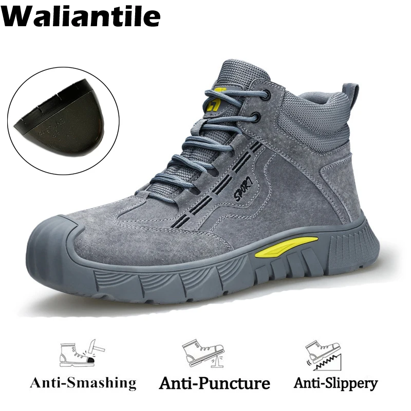 Waliantile-High-Quality-Safety-Boots-Men-Protective-Anti-smashing ...