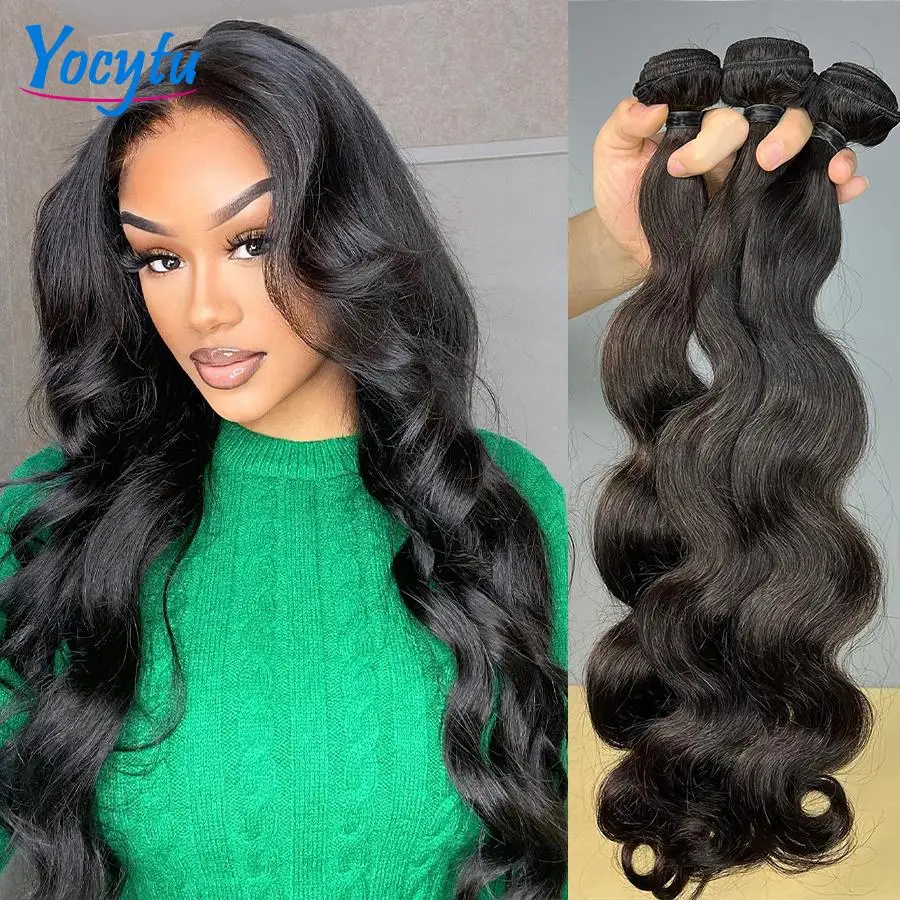 Yocytu Body Wave Human Hair Bundles Tissage Brésilien Cheveux Humains ...