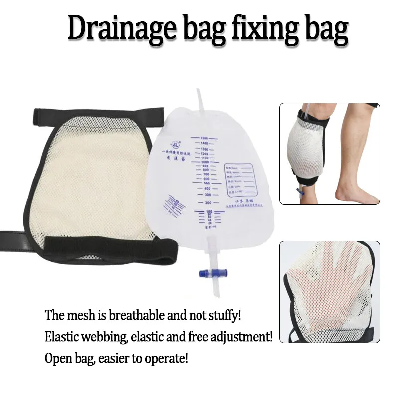 Adjustable Urine Collection Bag Bind Leg Holder Big Capacity Breathable ...