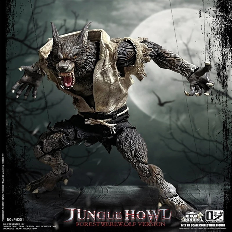 Werewolves Action Figure | Figure Monster 1/12 | Figure Jungle Howl ...