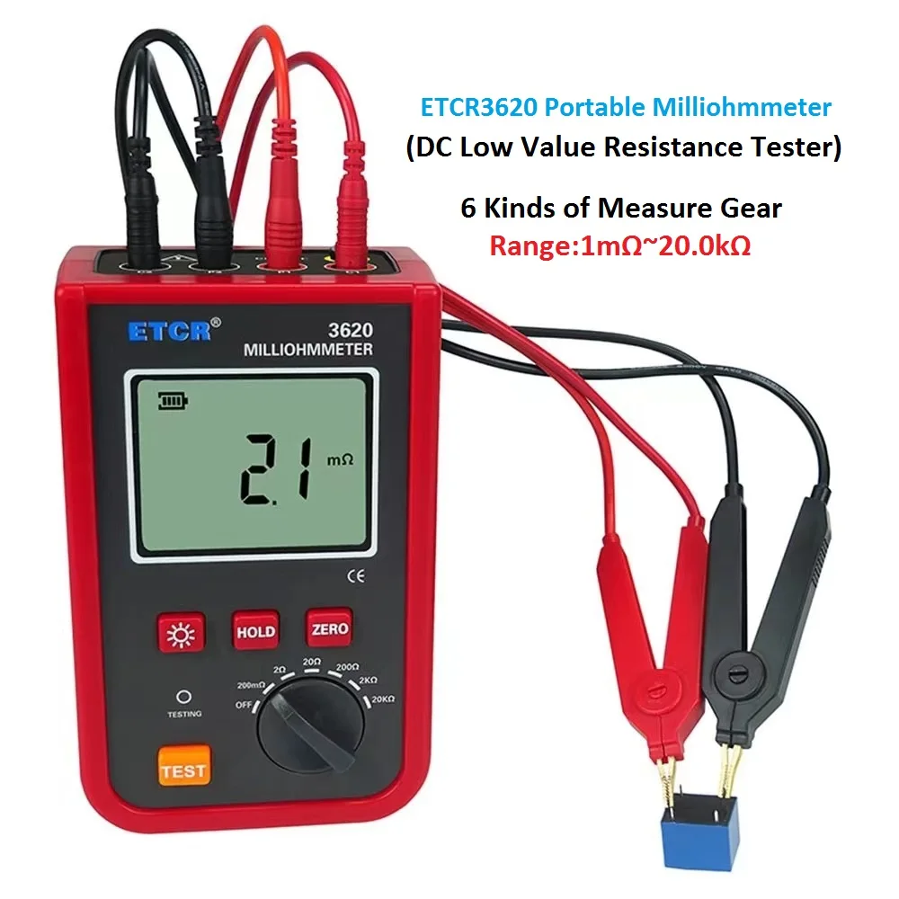ETCR3620-Portable-Milliohmmeter-1m-20-0k-DC-Low-Value-Resistance-Tester ...