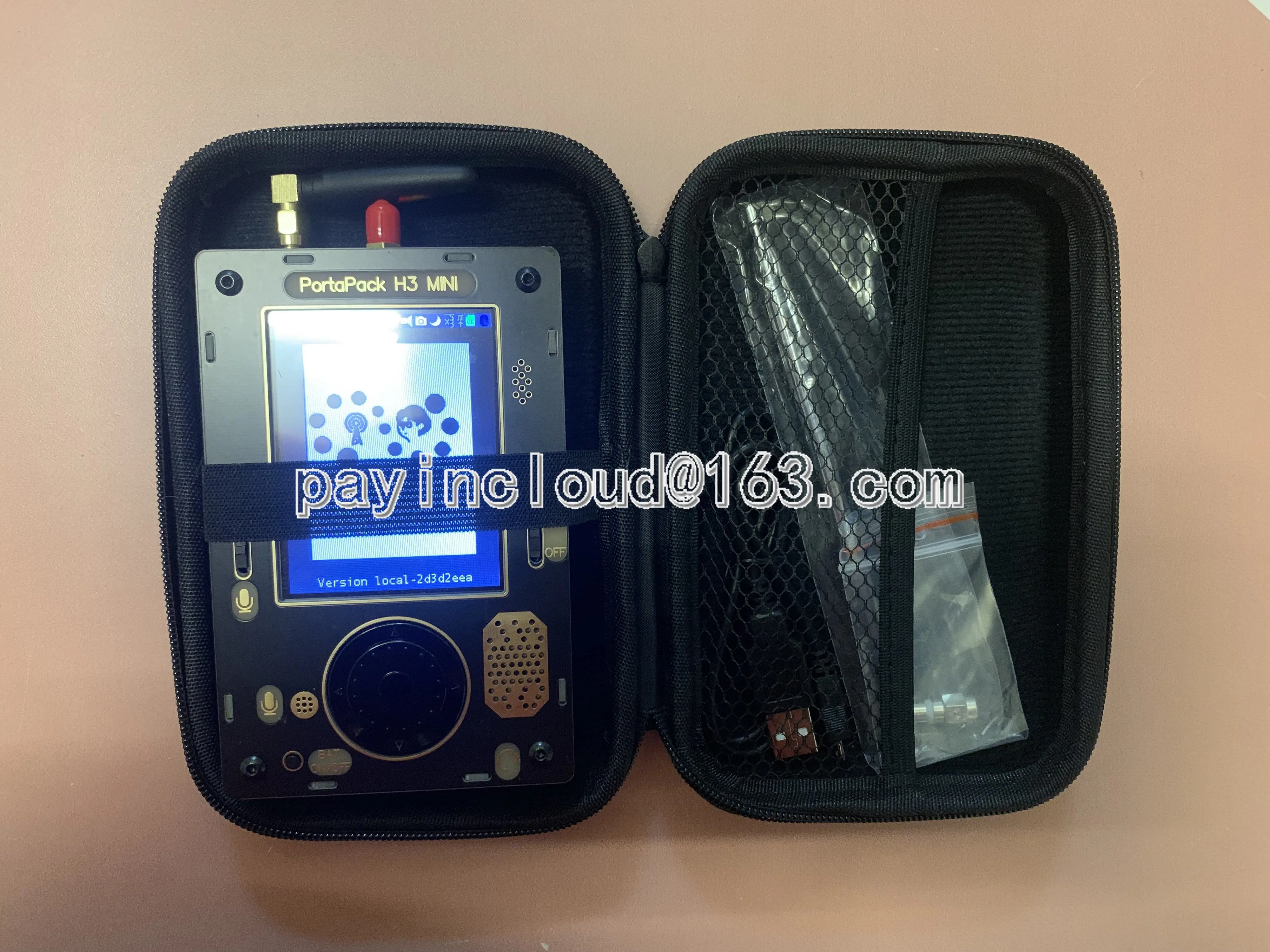 Portapack H3 con detección de potencia, presión de aire, brújula ...