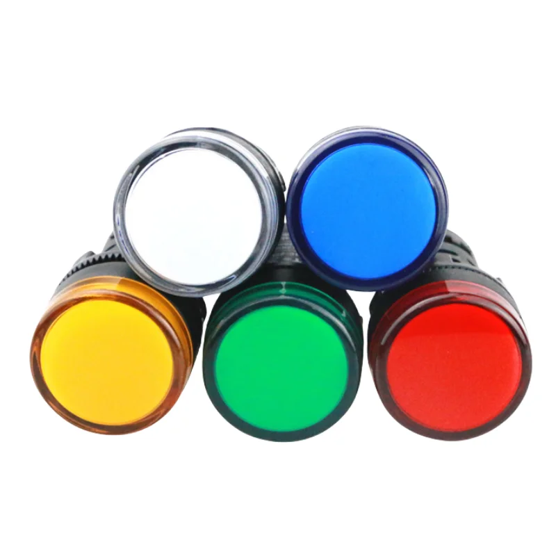 5V-12V-24V-110V-220V-22mm-Panel-Mount-LED-Power-Indicator-Pilot-Signal ...