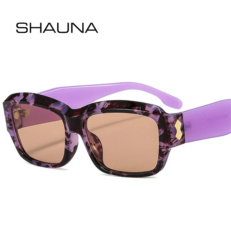 SHAUNA-Retro-Square-Colorful-Sunglasses-Women-Fashion-Gradient-Shades ...