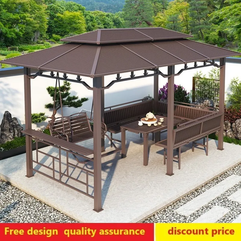 Outdoor-pavilion-swing-hanging-chair-Southeast-Asia-gazebo-rocking ...