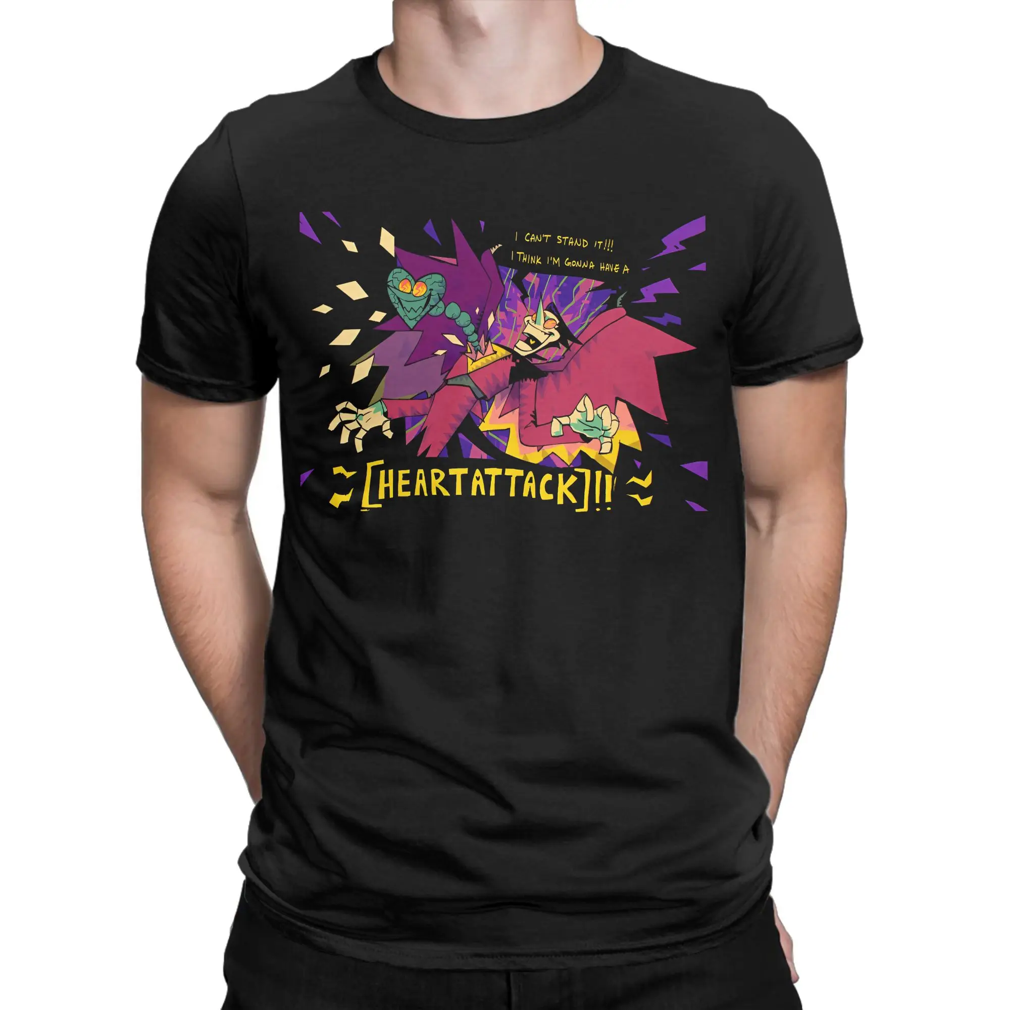 Deltarune T Shirt Men Pure Cotton Vintage T-Shirt Crew Neck Suzie ...