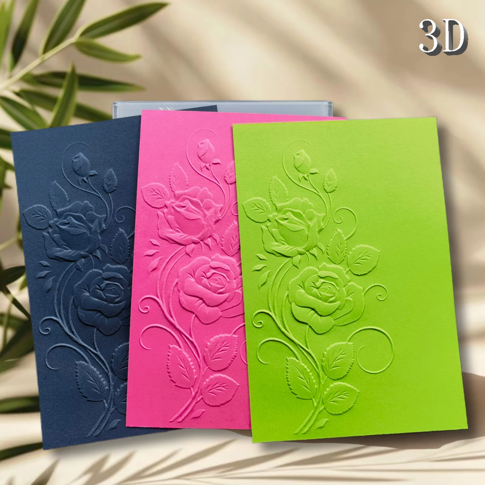 3D Embossed Folder - Designed with a rose edge as the theme, durable ...