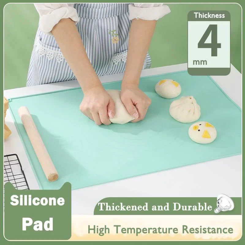 Kitchen Large Baking Kneading Dough Mat Silicone Pad Sheet Baking Mat ...