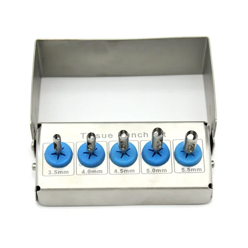 5pcs Dental Implant Tissue Punch Stainless Steel Gingival Ring Cutter ...