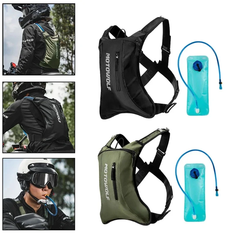 Motowolf 2L Motorcycle Hydration Pack Leakproof Bike Water Backpack ...