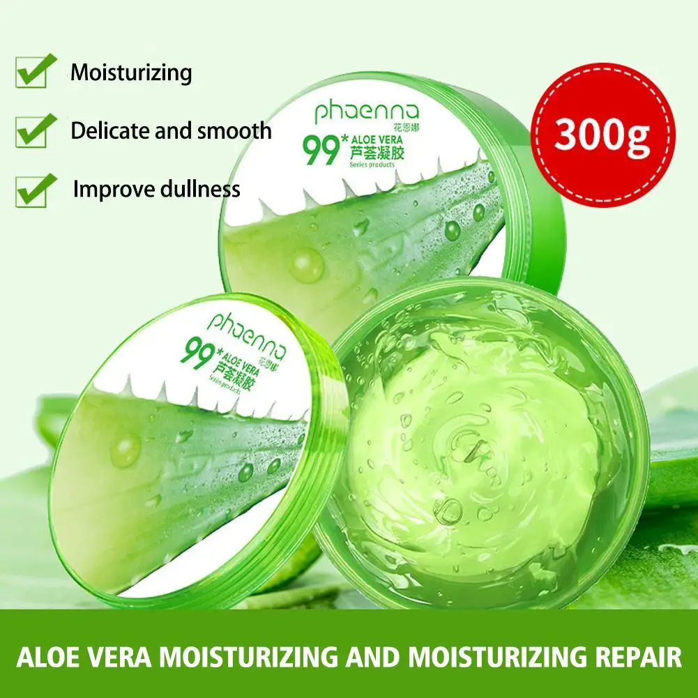 300g-Natural-Aloe-Vera-Gel-Moisturizing-Face-Cream-Facial-Care-Day ...