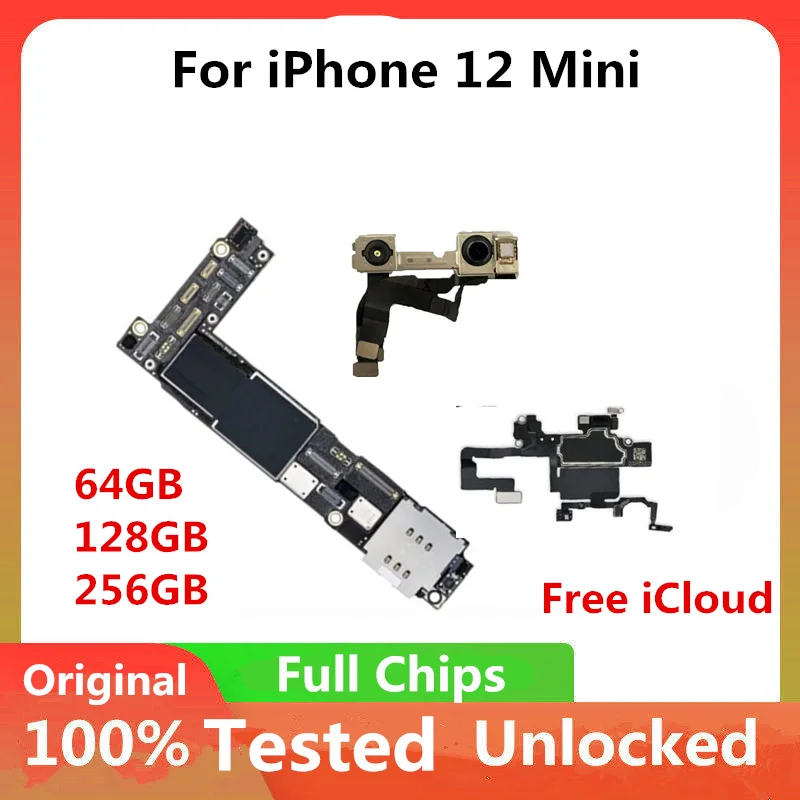 Full-Working-For-iPhone-12-Mini-Logic-Board-Clean-iCloud-Motherboard ...
