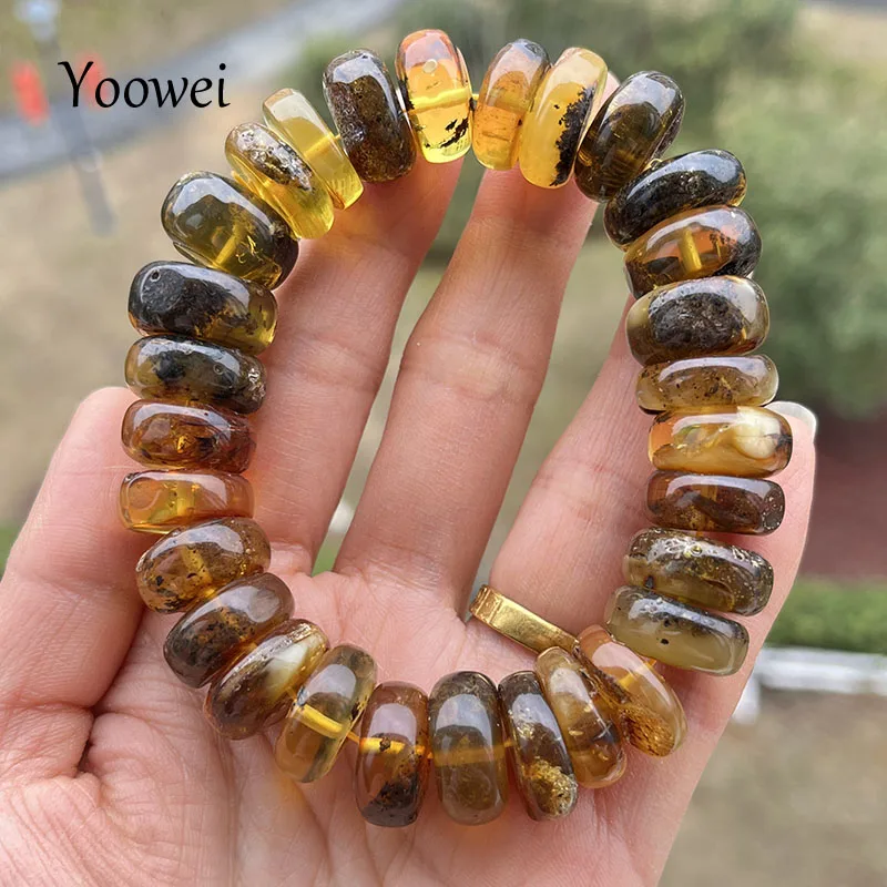 53g-BIG-Amber-Bracelets-Unique-Gift-Trendy-Irregular-Diy-Bead-Baltic ...