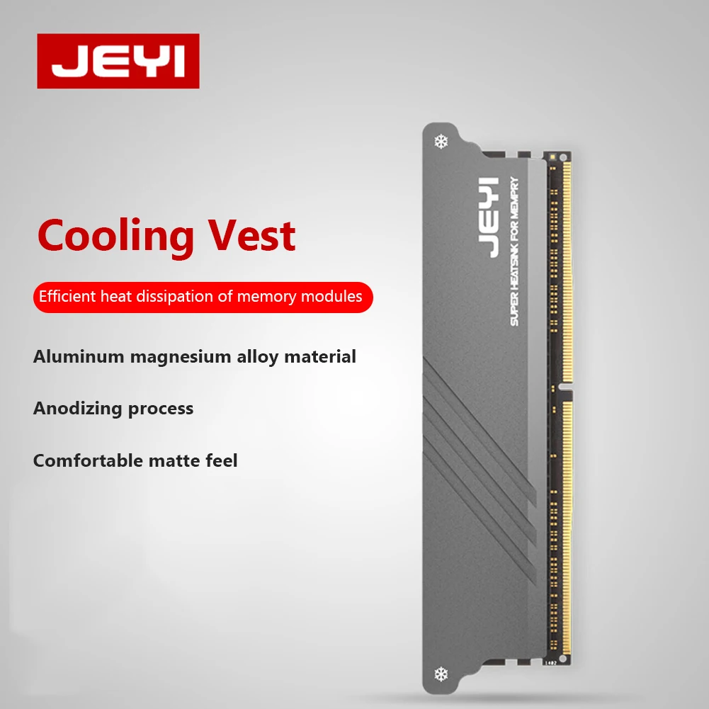 JEYI – dissipateur thermique de mémoire DDR2/DDR3/DDR4/DDR5, module de mémoire vive pour ...