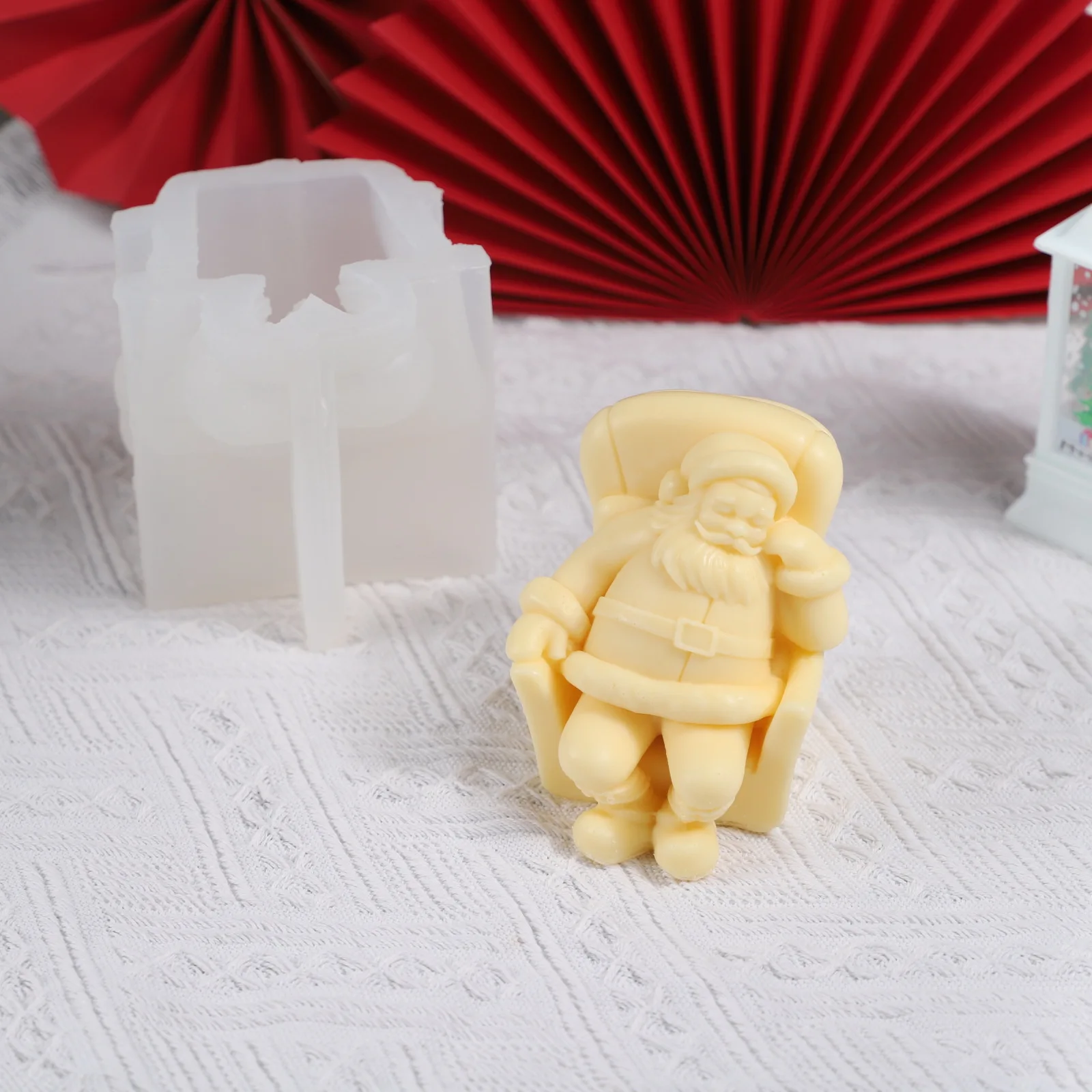 Dozing-Father-Christmas-Mold-Handmade-Aroma-Candle-Ornament-Furniture ...