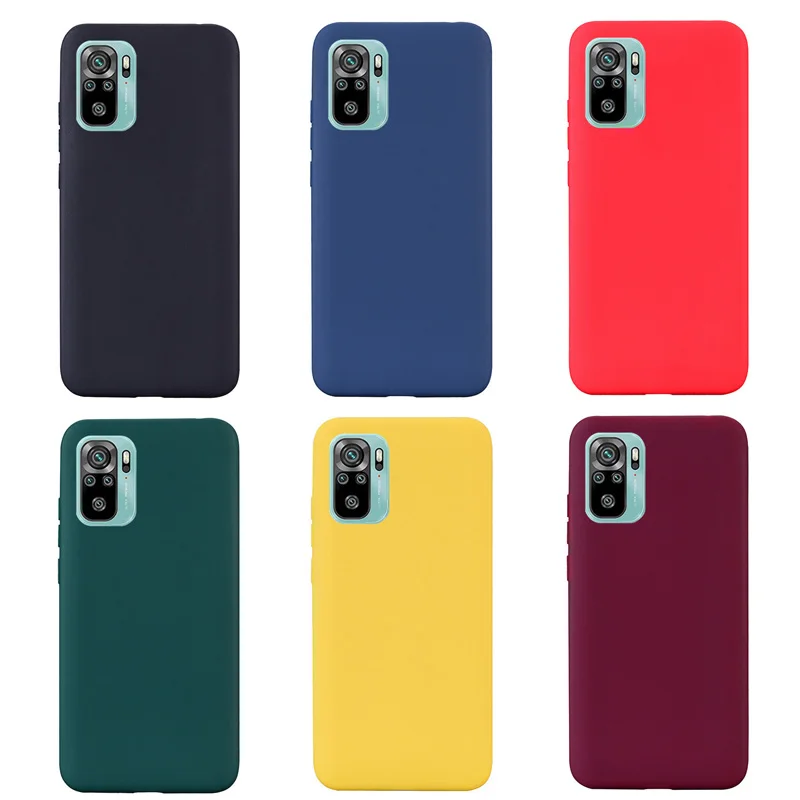 Silicon-Soft-Back-Cover-For-Xiaomi-Redmi-Note-10-10s-Note-10-Pro-Max-4G ...