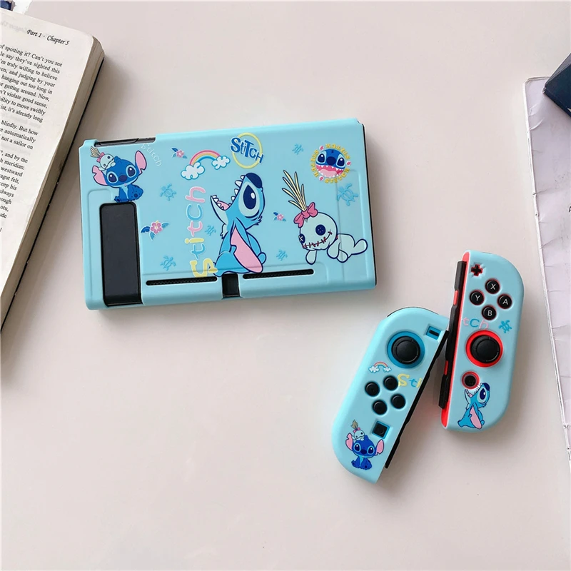 Funda protectora de piel de TPU suave de Disney Stitch para Nintendo ...