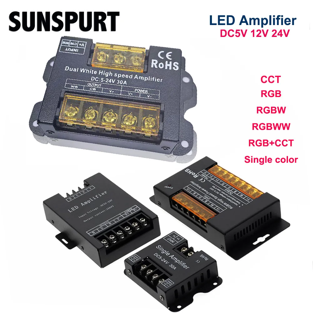 Amplificador-LED-5CH-5V-12V-24V-36V-DC-repetidor-de-potencia-de-voltaje ...
