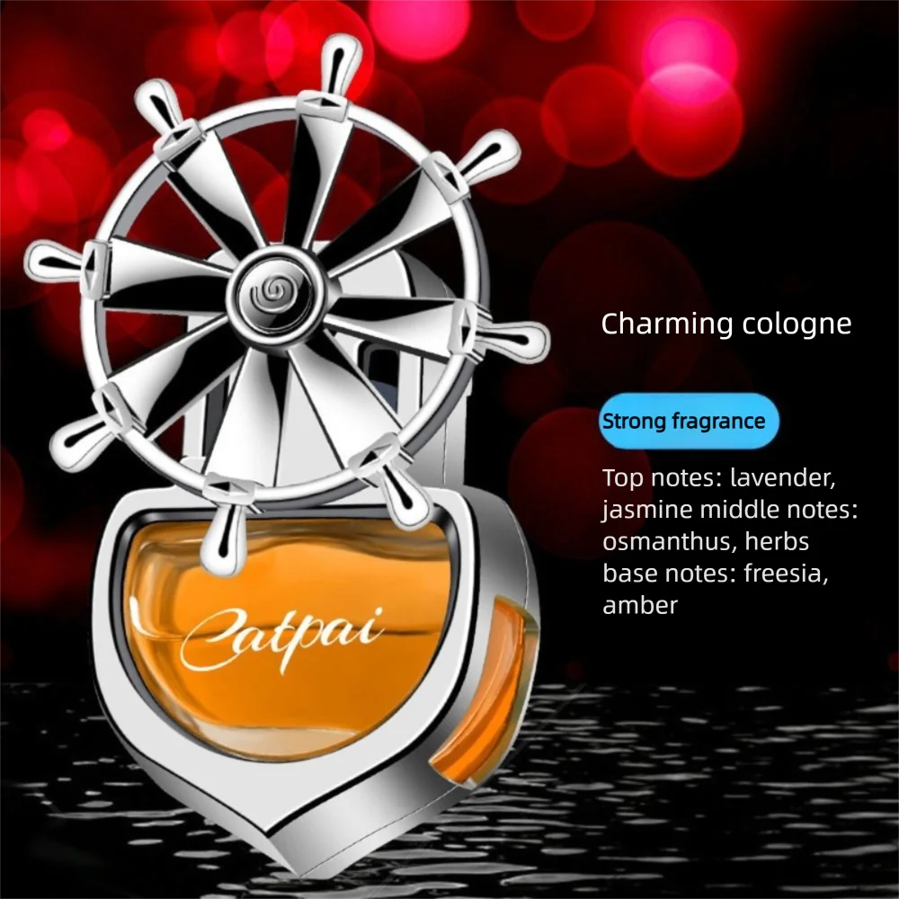 Creative Car Aromatherapy Windmill Cologne Air Freshener Rotating ...