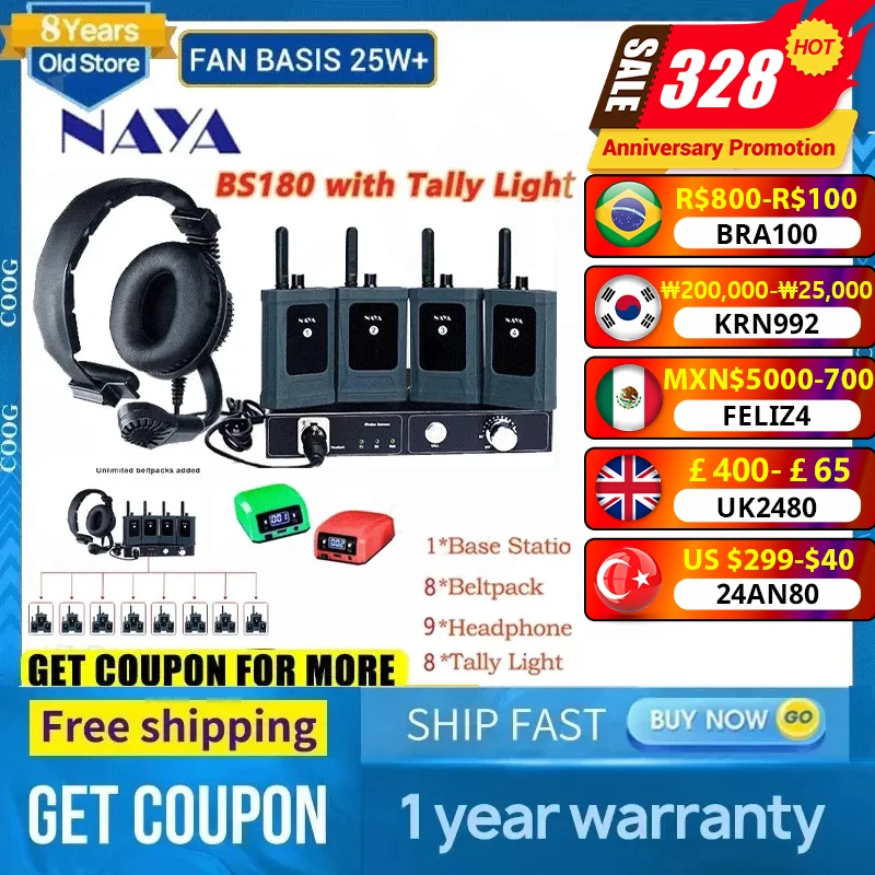 NAYA-HDI-BS180-Wireless-Intercom-System-Transmission-Distance-2000m-Full-Duplex-Signal ...