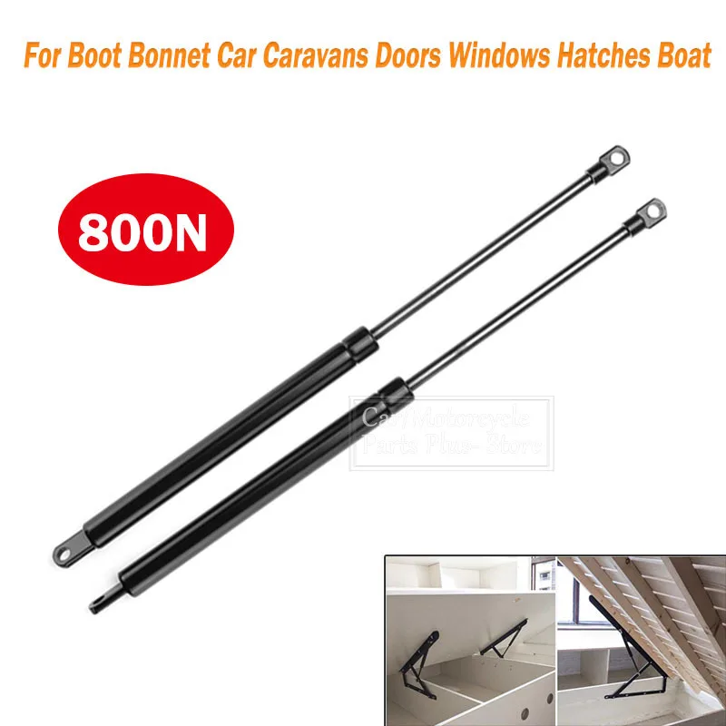 2pcs 800N Car Gas Struts Tailgate Shock Lift Strut Support Bar Gas ...