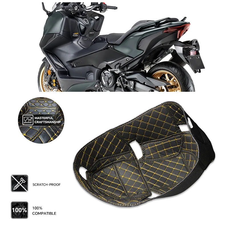 Motorcycle tmax xmax Storage Box Cargo Rear Trunk Cargo Liner Protector ...