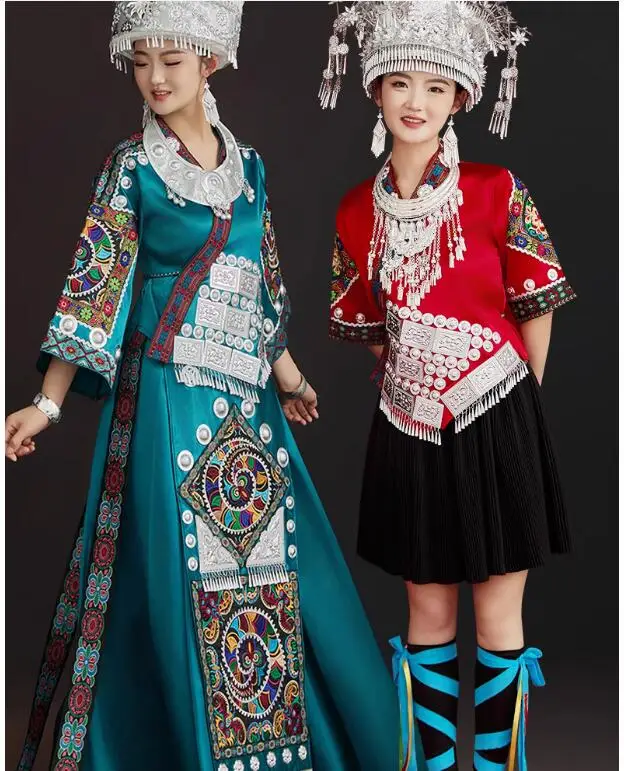 New Ethnic Minority Clothing Women's Traditional Miao Clothing Guizhou ...
