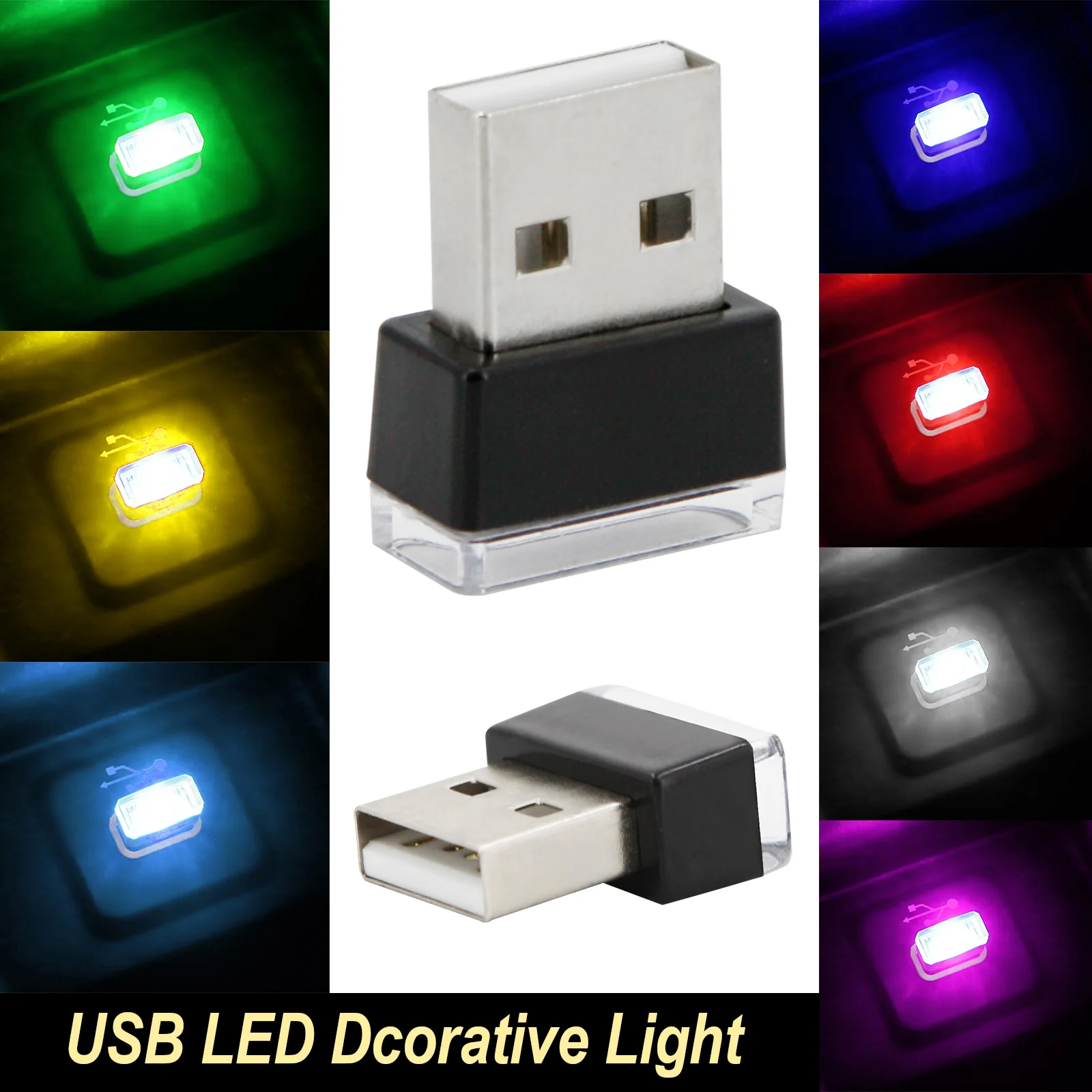 Mini Usb Light Led Car Ambient Light Modeling Light Automotive Interior ...