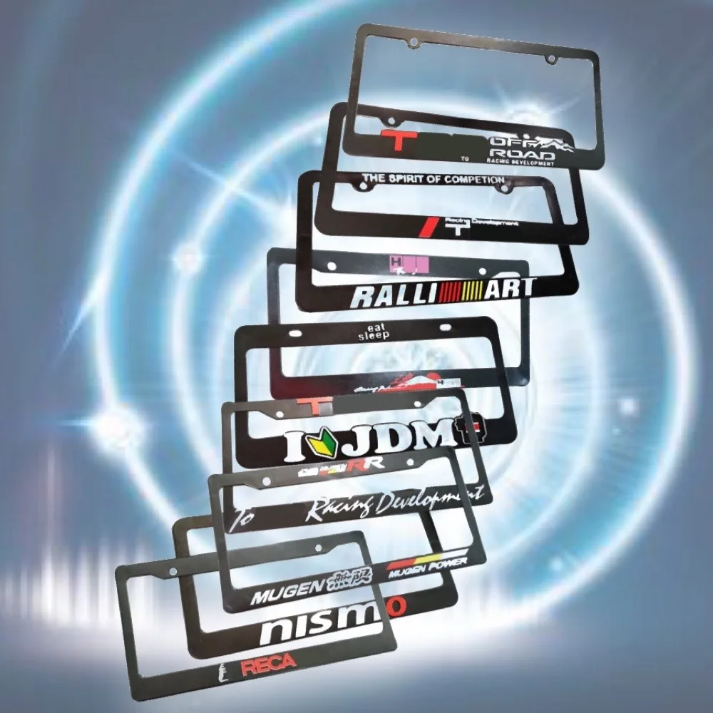 Jdm-Mugen-Nismo-Car-License-Plate-Frame-For-Bride-Malliart-Honda-Toyota ...