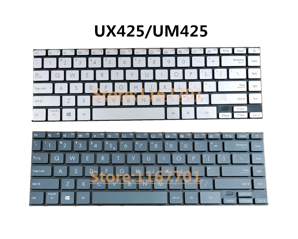New-Original-Laptop-US-UK-UI-RU-UA-Backlight-Keyboard-For-Asus-Zenbook ...