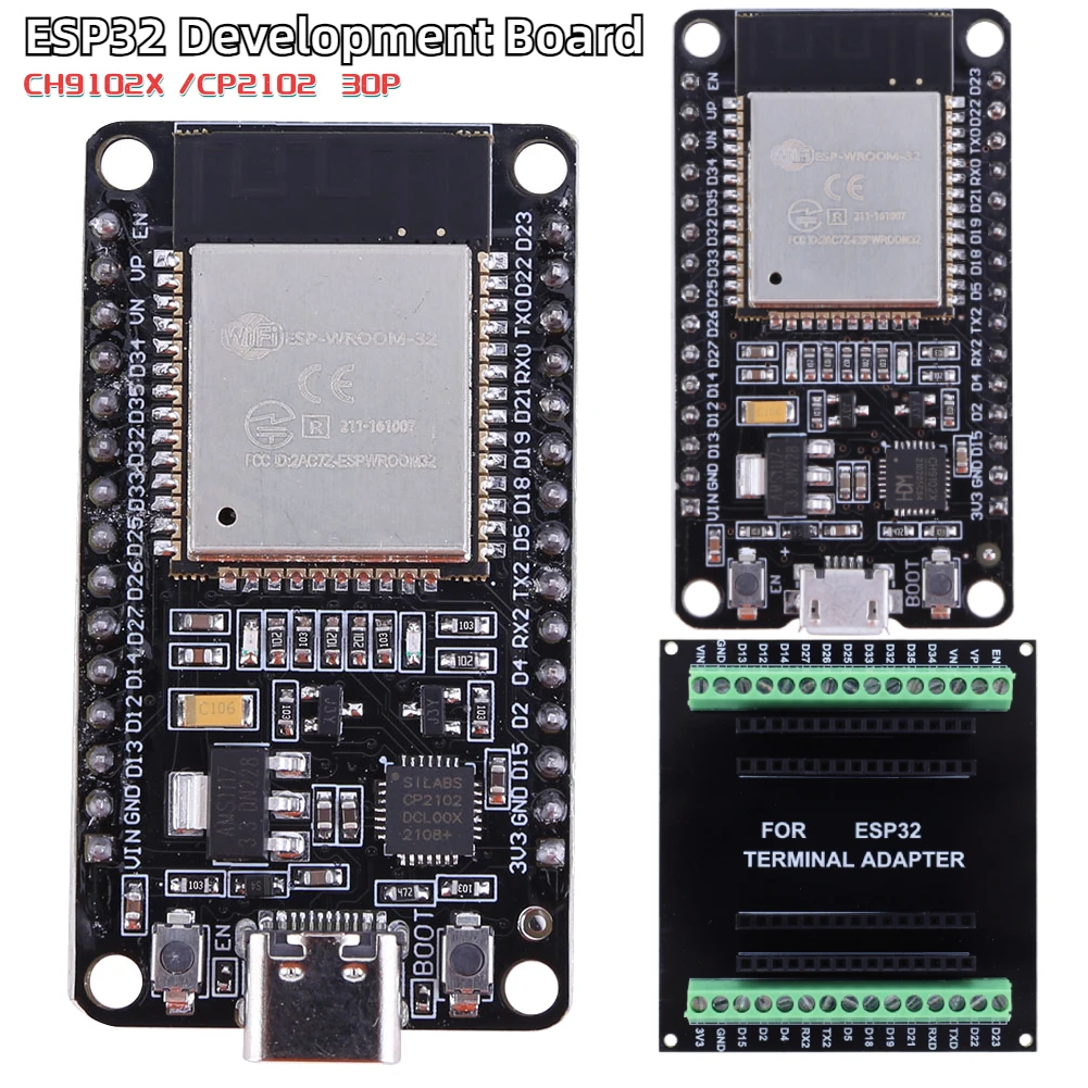 ESP32-Development-Board-WiFi-BT-Wireless-Module-Base-On-ESP32-Breakout ...
