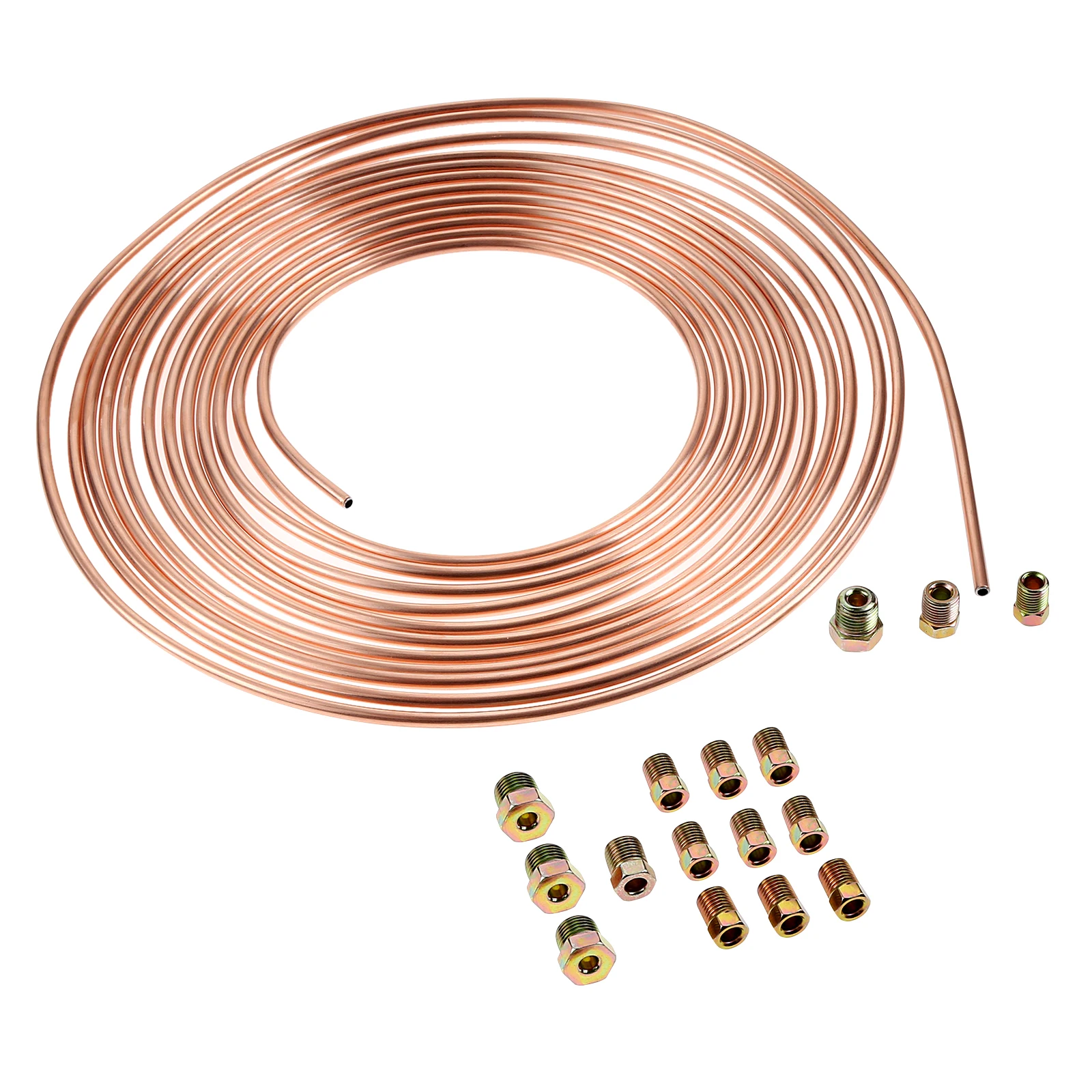 1-Roll-3-16Inch-Car-Brake-Pipe-Repair-Kit-25ft-Copper-Coated-Automotive ...