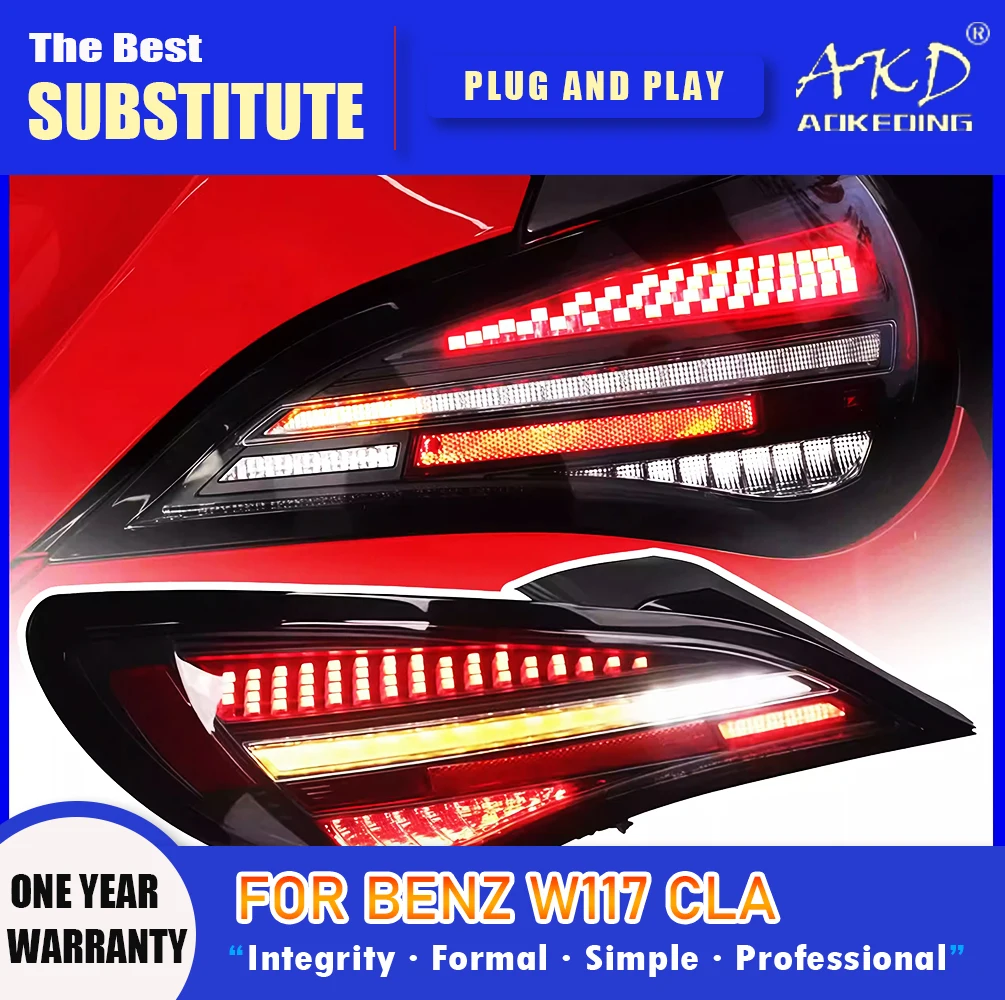 AKD Tail Lamp for BENZ W117 CLA LED Tail Light 2013-2019 CLA180 CLA220 ...